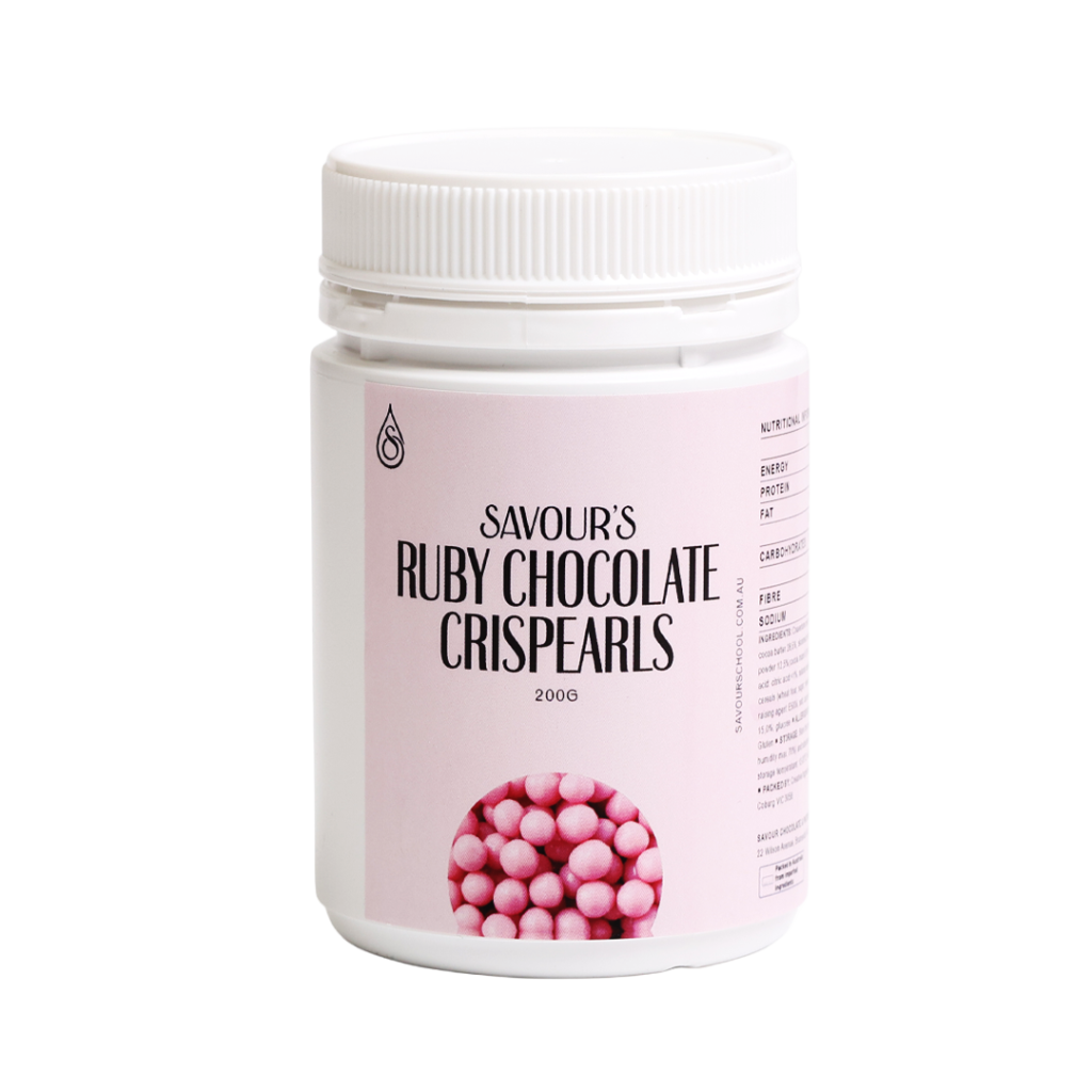 Crispearls Ruby Chocolate 200g - Savour School : Savour School